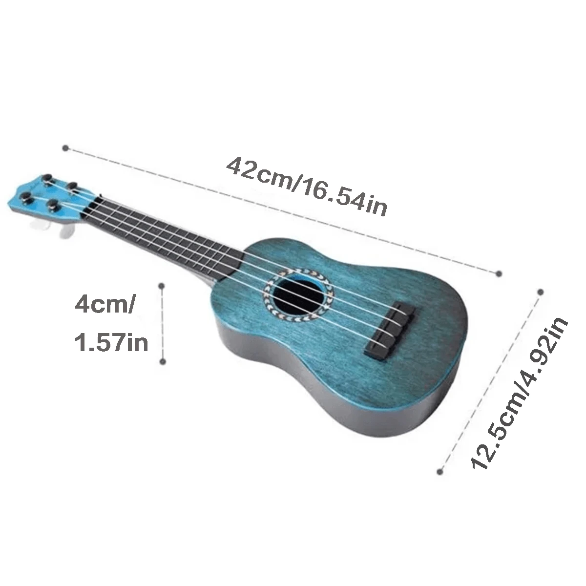 1Pc 42cm Guitar Toy Can Be Used To Play Instruments With Paddles ...