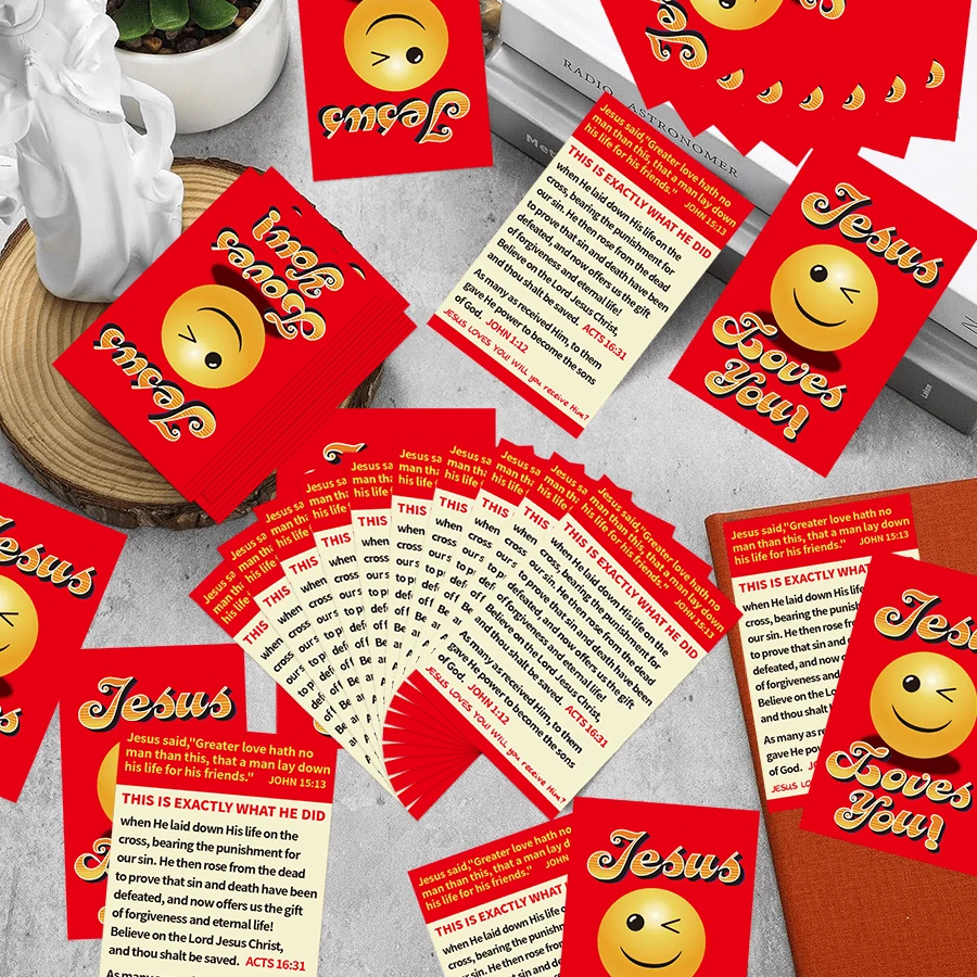 100pcs Gospel Booklets - Salvation Plan Card | 62th Pocket Gospel Card ...