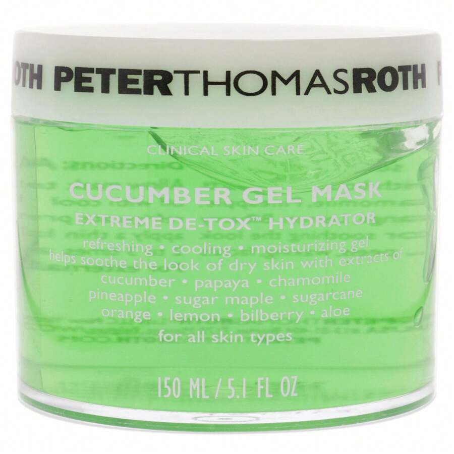Peter Thomas Roth Cucumber Gel Mask Extreme Detoxifying Hydrator By ...