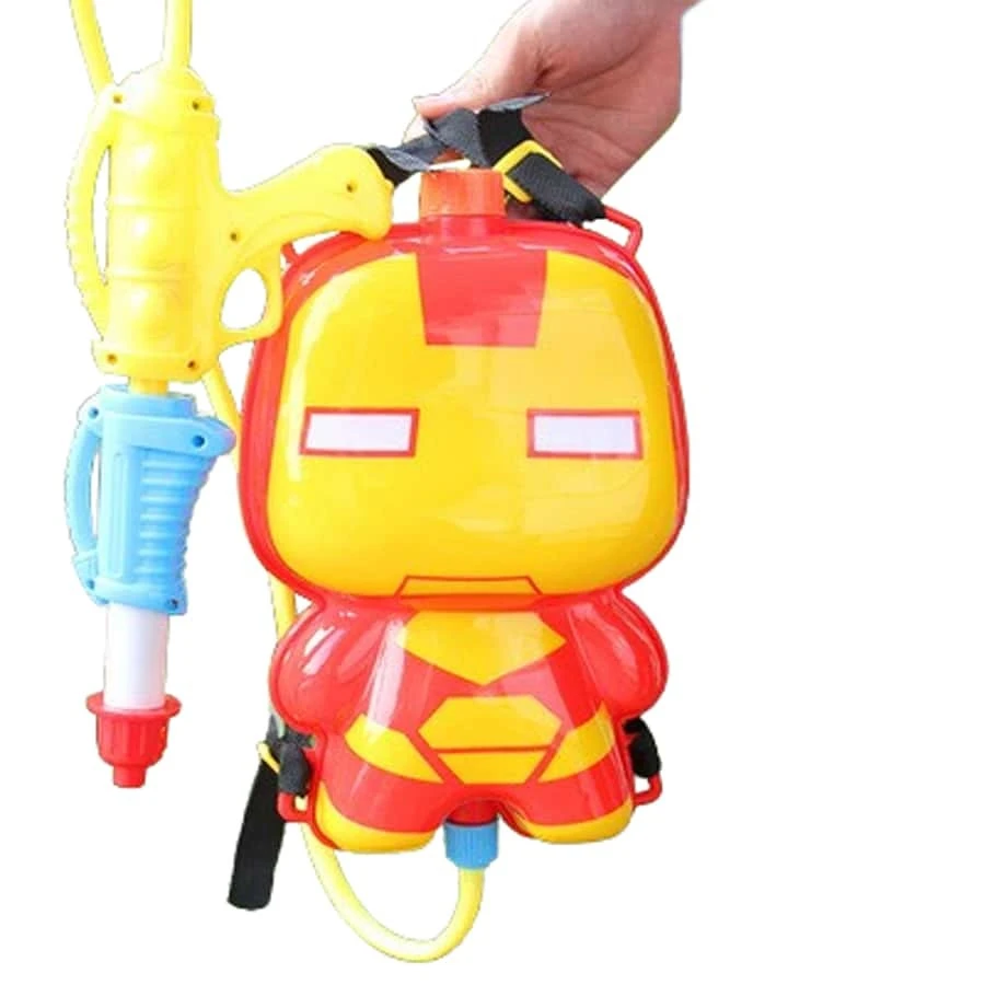 Peripheral Spider-Man Backpack Water Gun Toy Pull-Out Large Capacity ...
