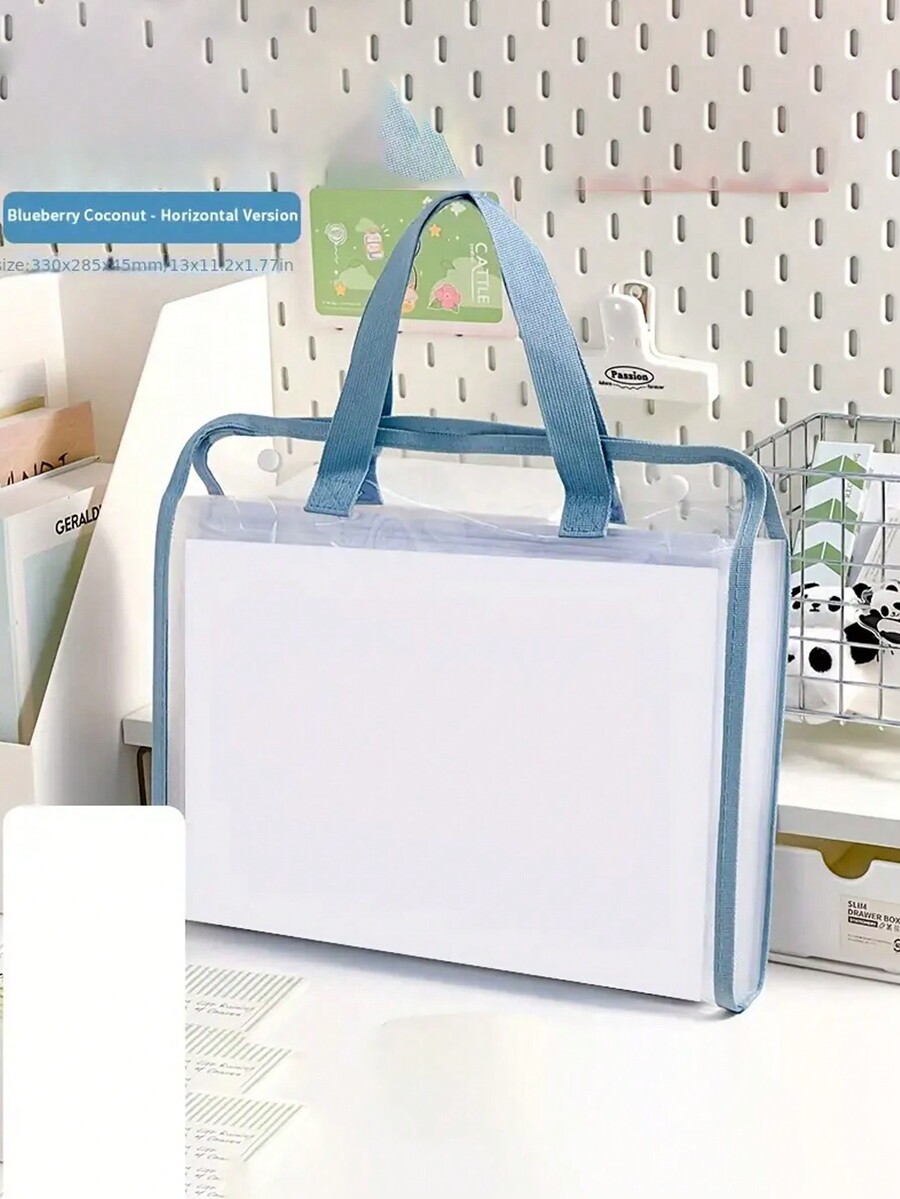 Durable Pvc Expandable 13-Pocket File Organizer With Tabs - Portable ...