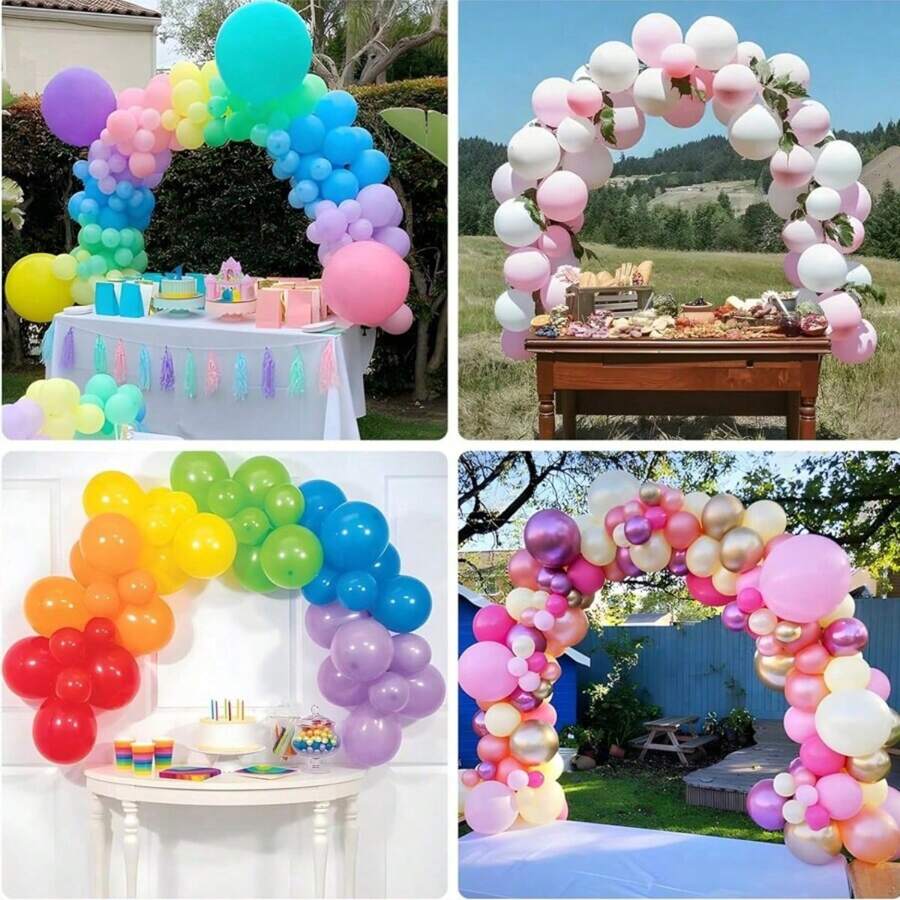 4m 10 Section Adjustable Balloon Arch Table Stand Kit, Reusable Table ...