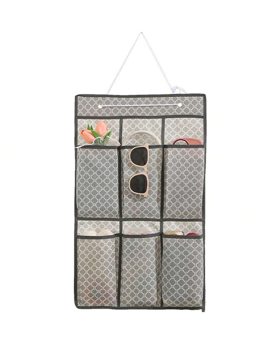 1pc Multi-Compartment Over The Door Hanging Bag, Student Dormitory Non ...