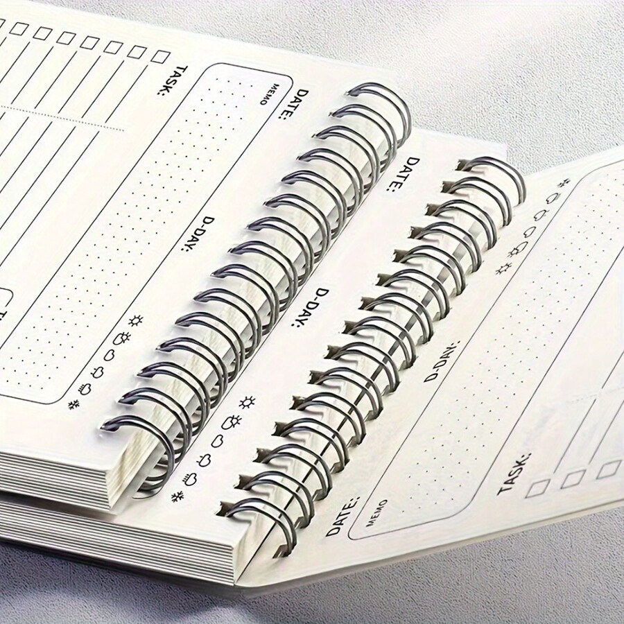 Efficient A5 Spiral Planner: Quality Notebook For Daily Schedules, To ...