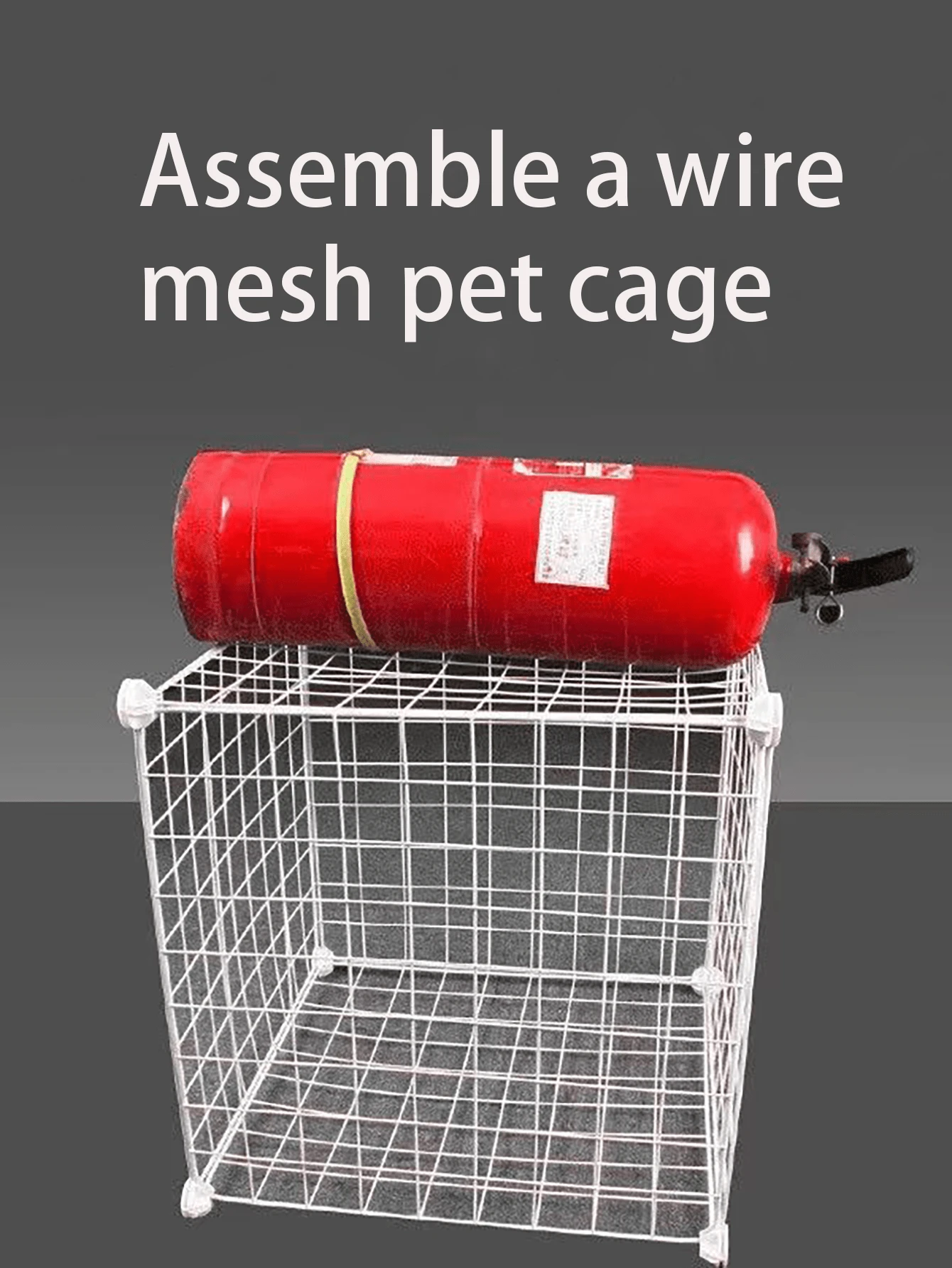 Assembly Pet Cage 6 Wire Mesh 8 Buttons, Free Combination, Cat Cage ...