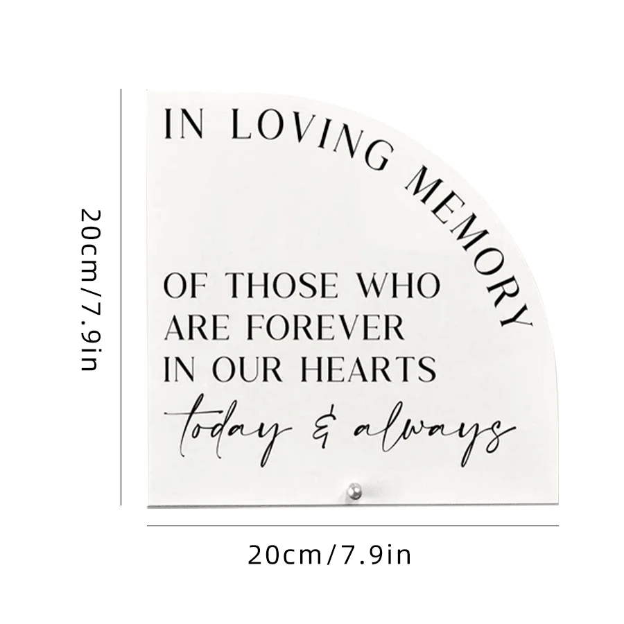 In Loving Memory Sign, In Loving Memory Of Those Who Are Forever In Our ...