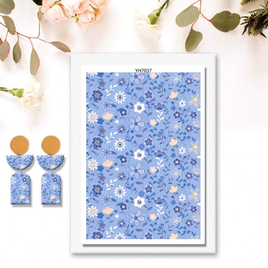 Waterslide Decals Polymer Clay Jewelry Making Printed Water Soluble ...