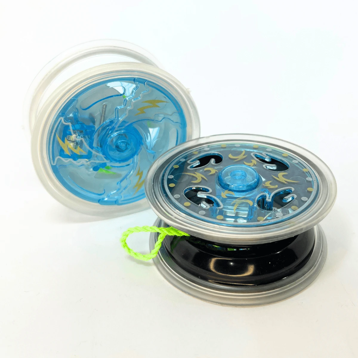 Kit 2 Io-io Yoyo Ioio Yo-yo Ioiô Luz Rolamento Profissional brinquedos yoyos com led 2 unidades ...