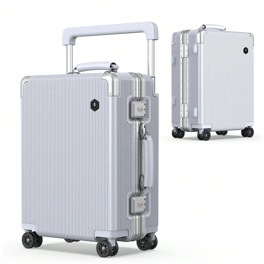 LA Fashion Series Carry On Luggage 20inch Wide Handle Suitcase ...