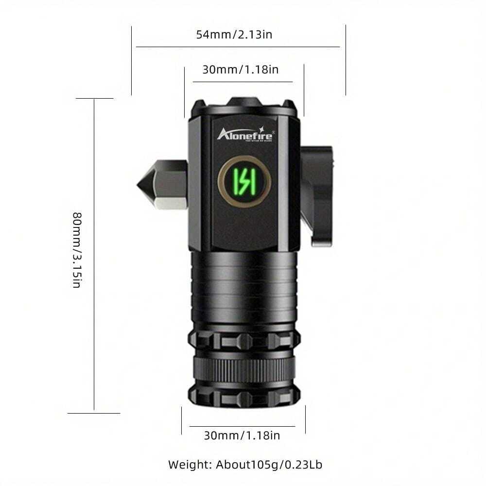 Linterna pequeña Led de palma ultrabrillante de tipo flash, recargable ...
