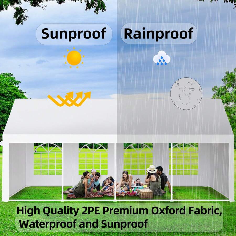 16 X 32 FT Outdoor Event Tent With Removable Sidewalls - Ideal For ...
