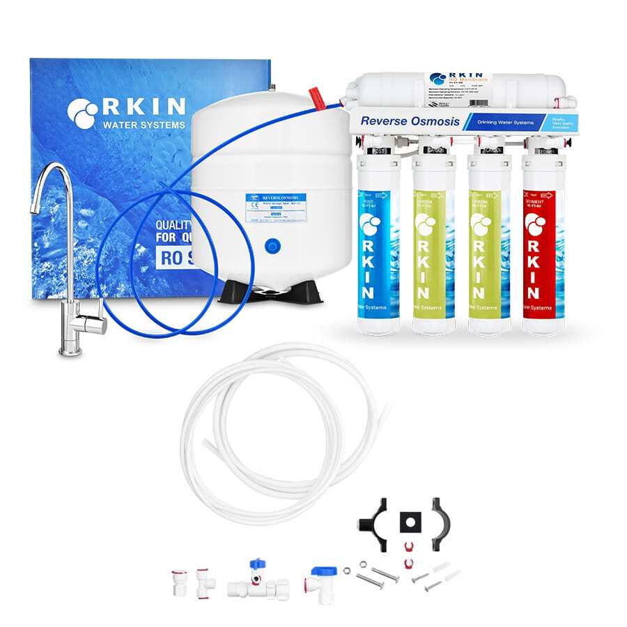 AlcaPure Under Sink Water Filter System, High Capacity 5 Stage Water ...