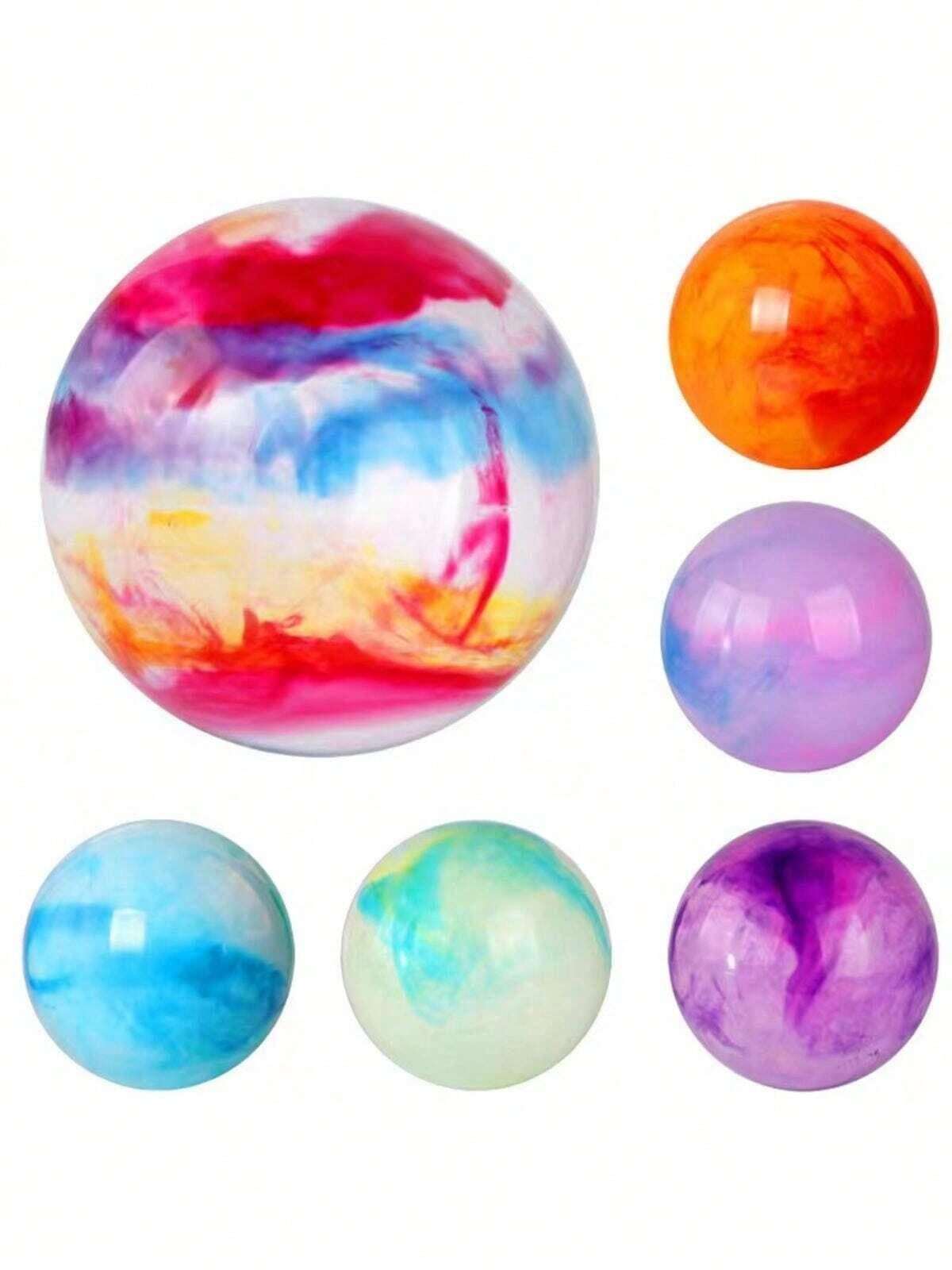 Gradient Cloud Ball Inflatable Balloon, Inflatable Elastic Beach Ball ...