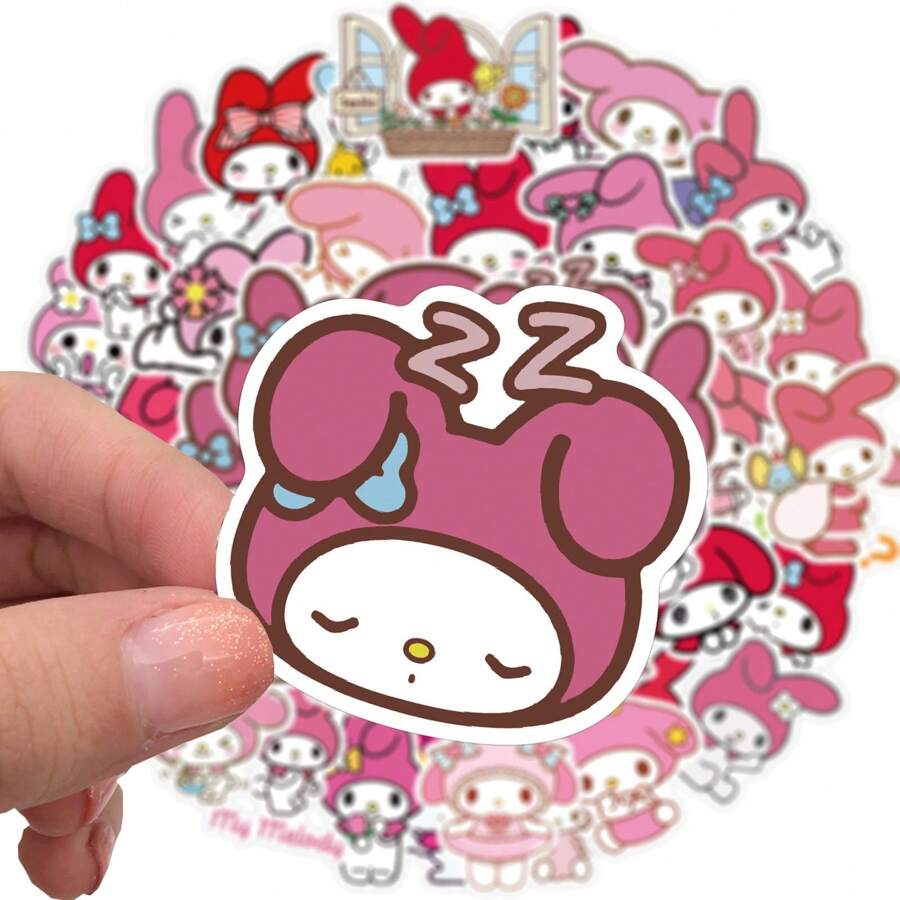 50Pcs Sanrio Officially Licensed Stickers My Melody Stickers Kawaii ...