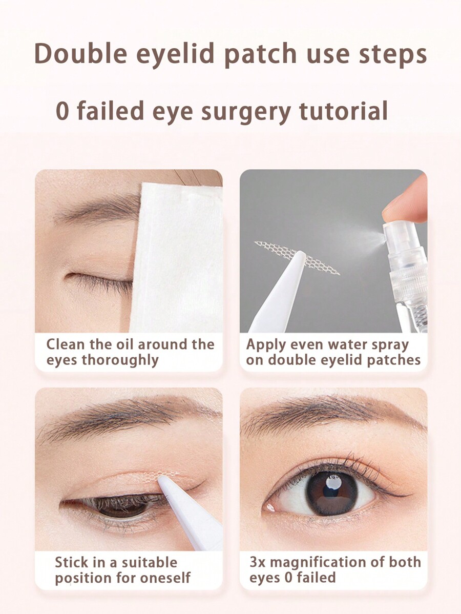 960pcs Natural Lace Double Eyelid Tape, Invisible Adhesive For Eye ...