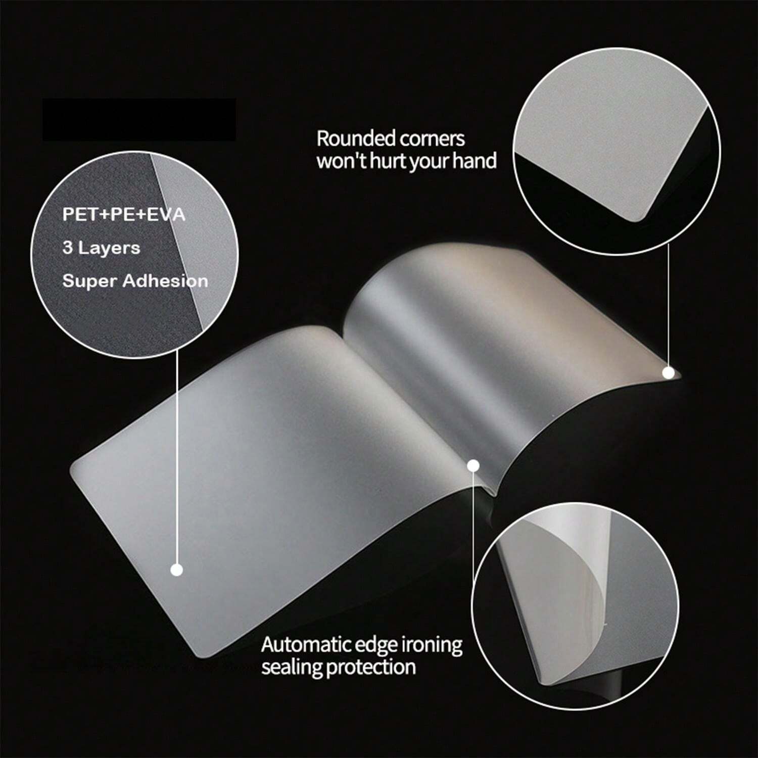 100pcs-Pack Laminating Sheets, Holds 9 X 11.5 Inch 3Mil Thermal ...