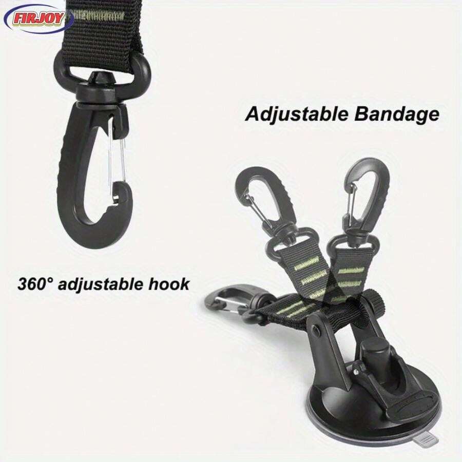 Tent Suction Cup Hook, Outdoor Car Side/Camping Tarpaulin Tie-Down ...