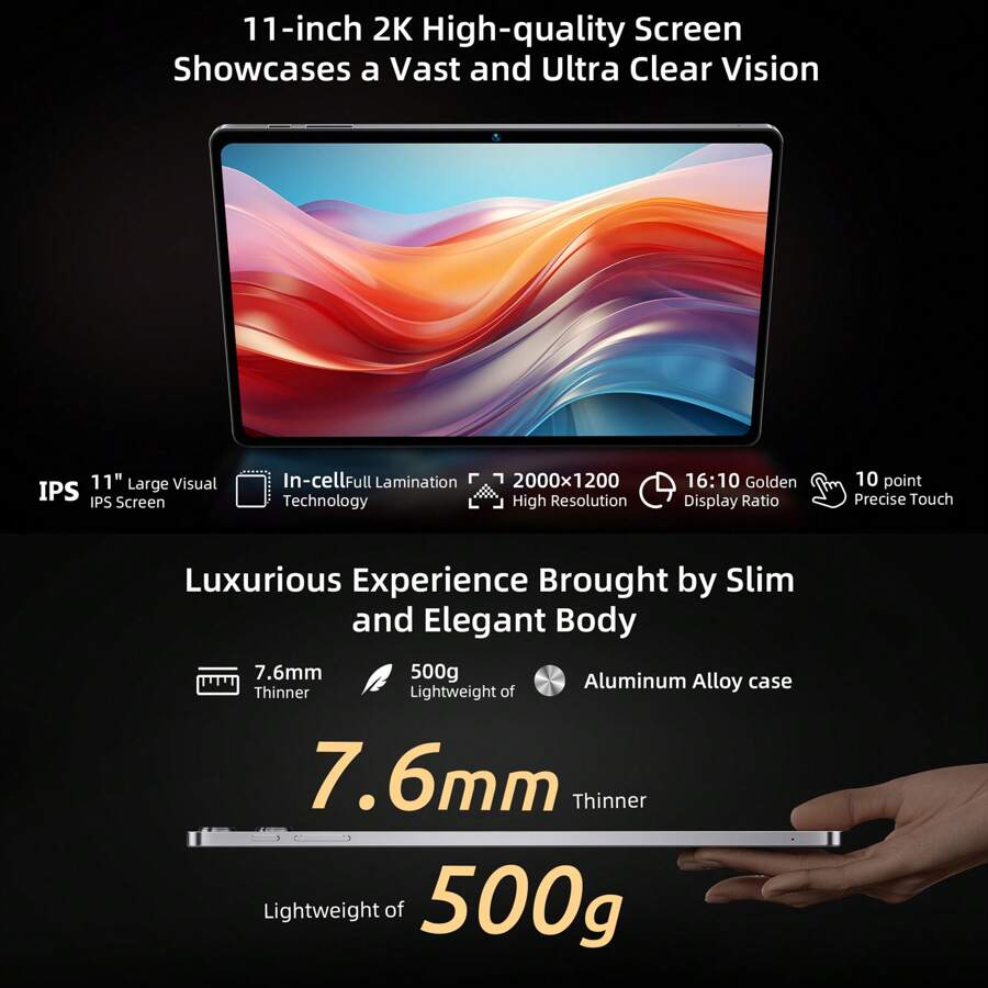 Bmax I11 Power 2024 Tablet MTK MT6789(G99)-8 Cores Ram 8G(8G Extended ...