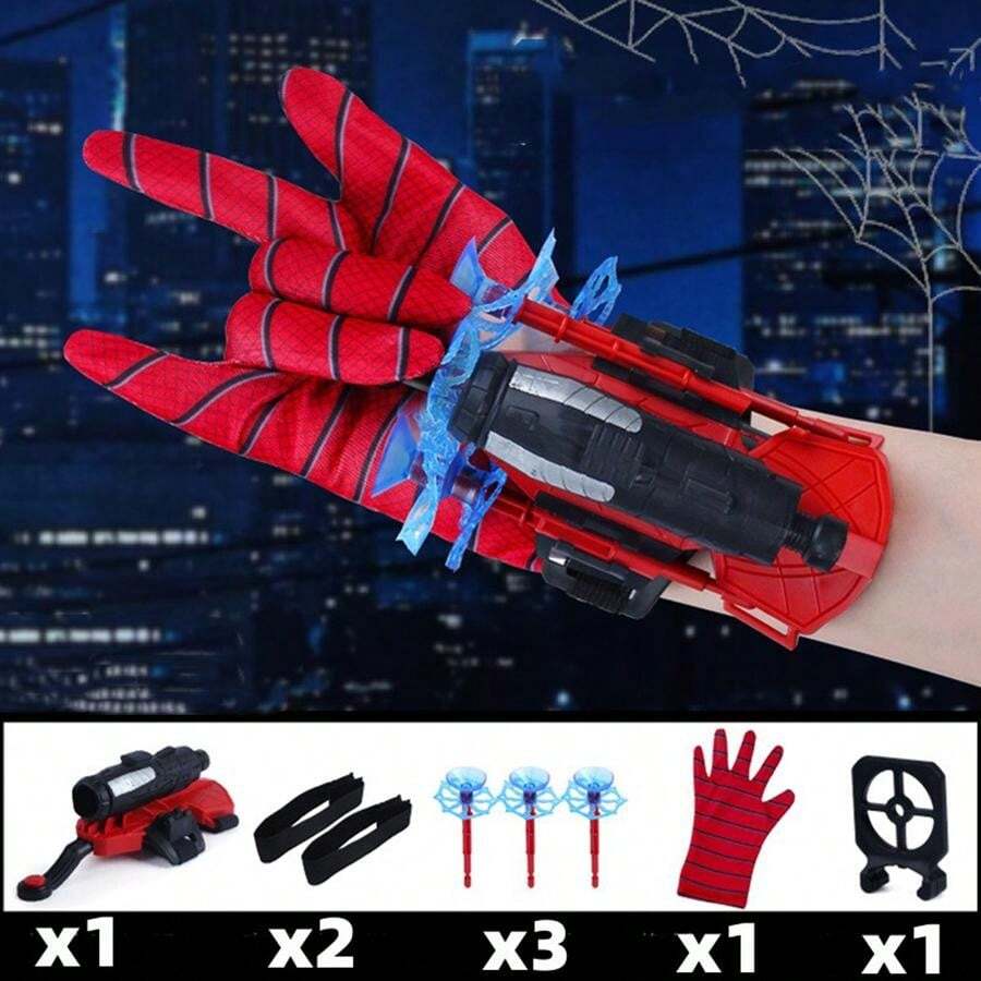 Hero Wrist Launcher Web Shooter Pistola a ventosa con ventose a forma ...