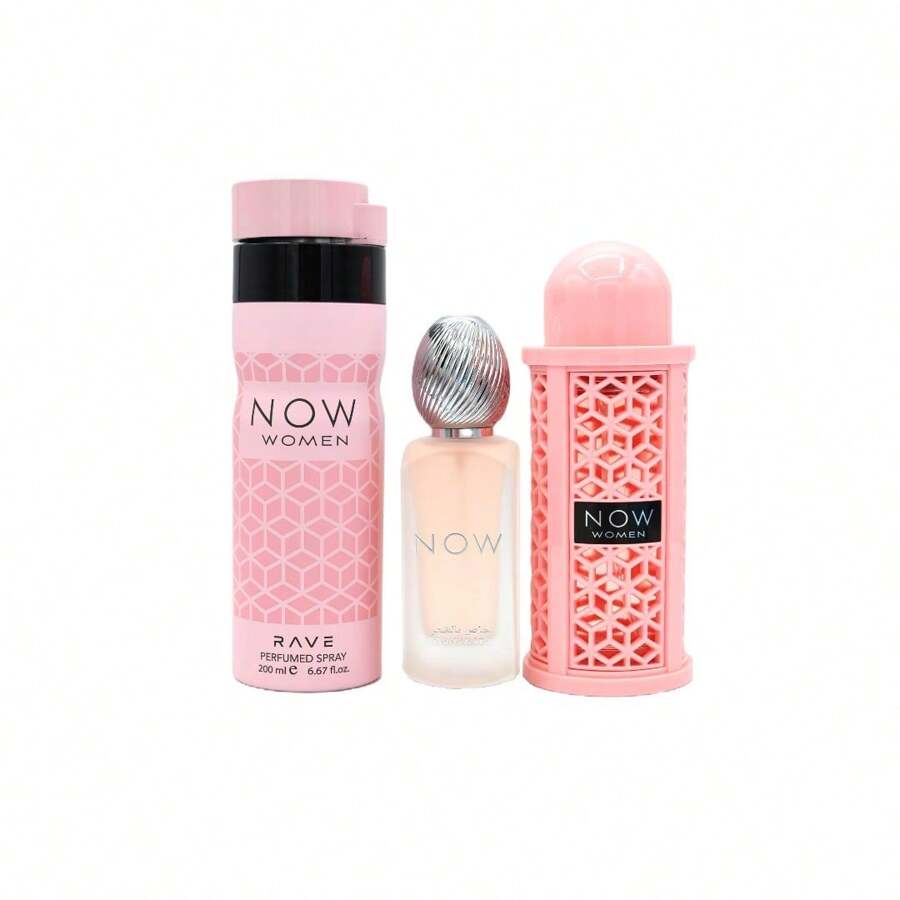 Lattafa RAVE NOW WOMEN EAU DE PARFUM 3.4FL.OZ DEODORANT PERFUMED SPRAY ...