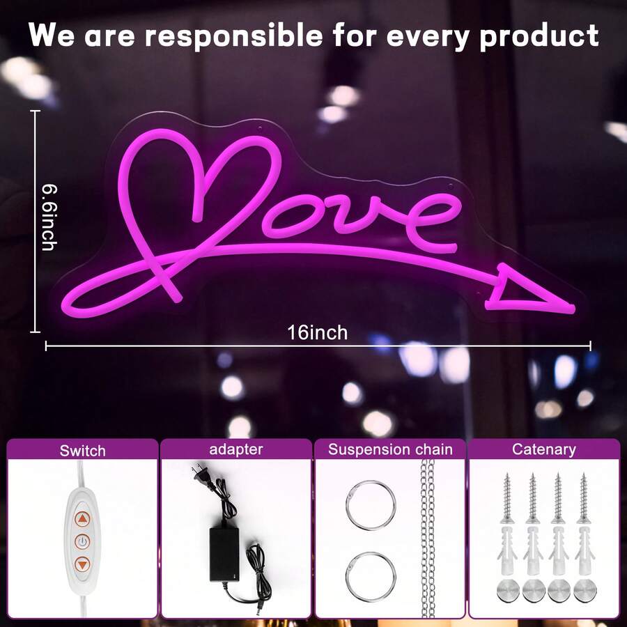 Love Neon Signs That Can Be Placed In Wedding Settings, Bedrooms ...