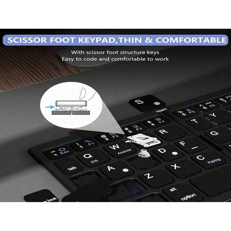 JOMAA Jomaa Leather Foldable Wireless Keyboard Full Size Large Touchpad ... JOMAA Jomaa Leather Foldable Wireless Keyboard Full Size Large Touchpad ...