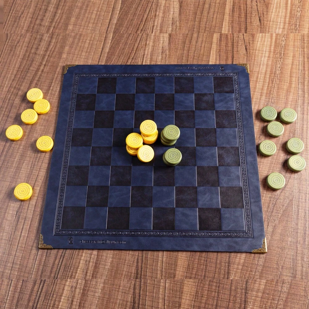 Juego de Damas y Damas Chinas Amarillo-Verde con 24 piezas de fichas de ...