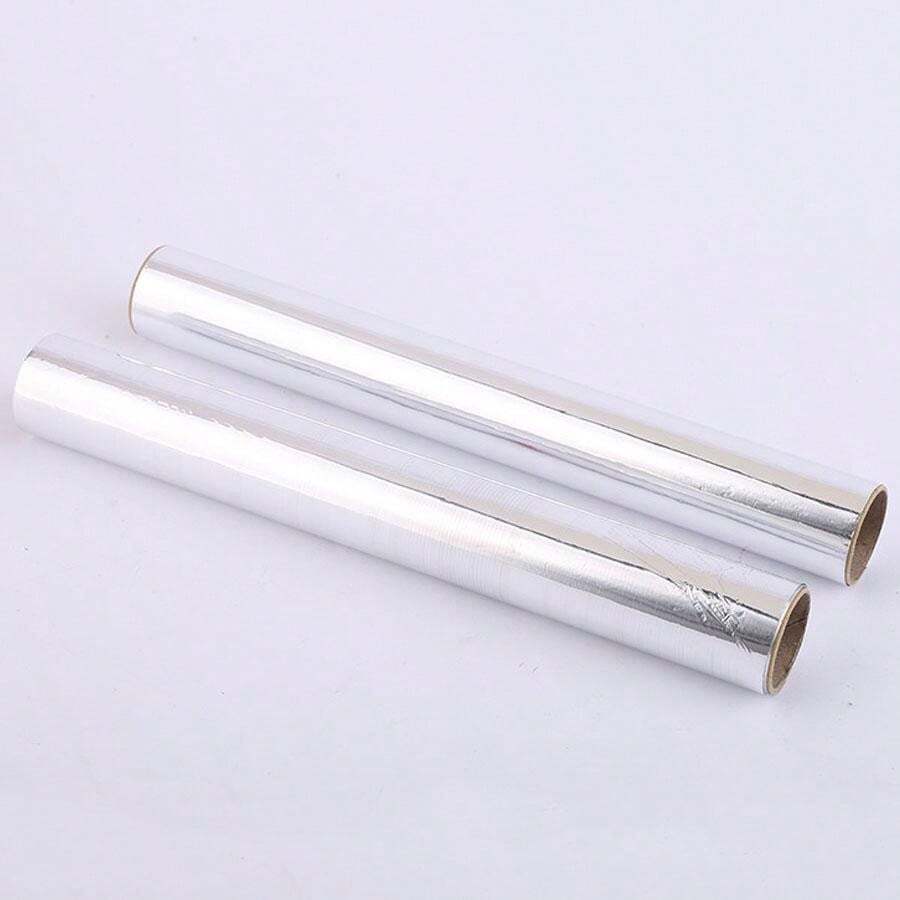 1 Roll Aluminum Foil Paper For BBQ And Baking, Air Fryer Liners, High ...
