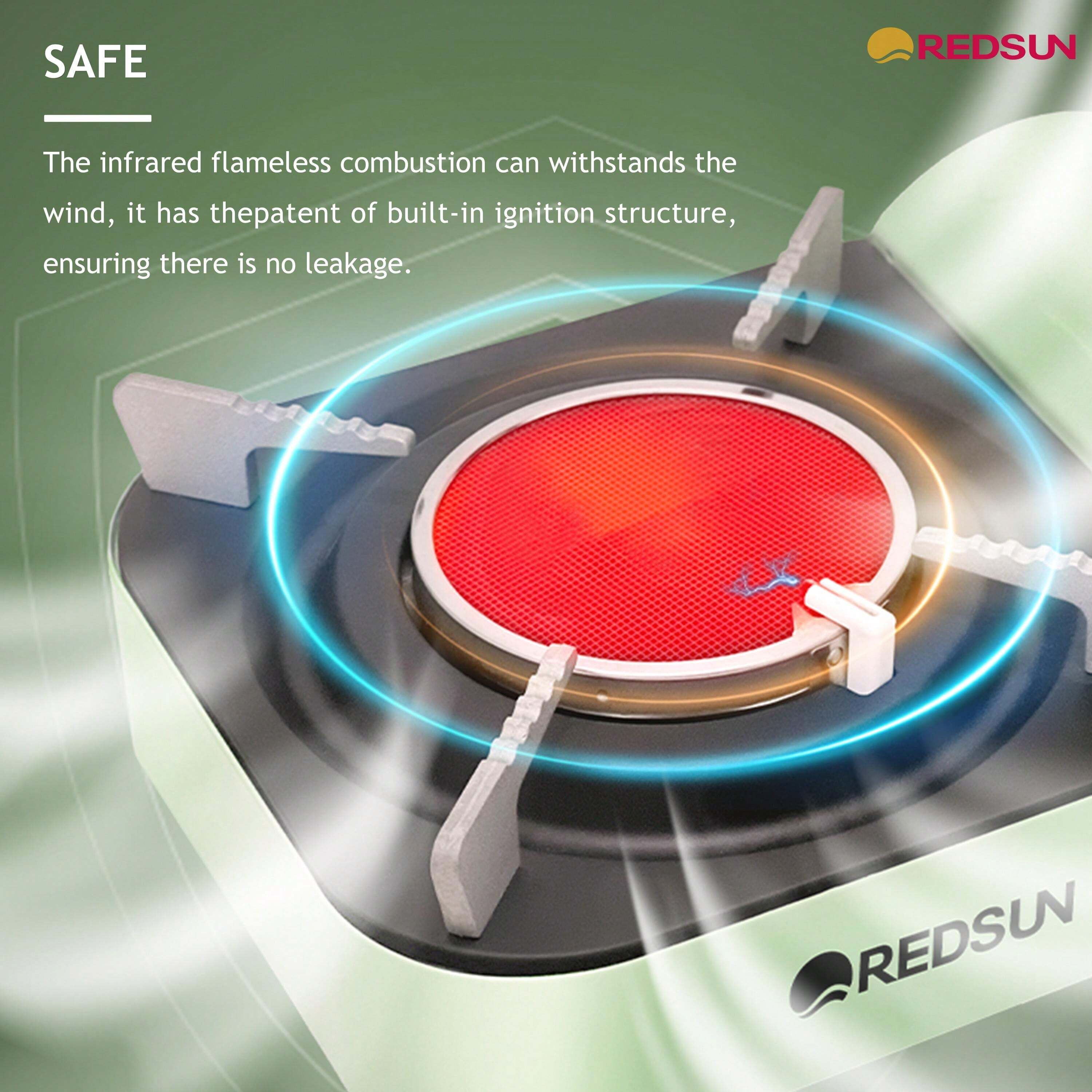 RedSun Camping Stove, Portable Water Heater, Butane Gas Cooker, Mini ...