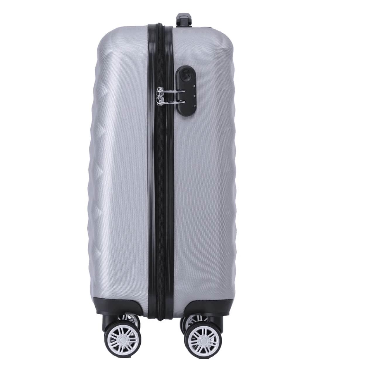 Mala de mão de 20 polegadas, mala pequena com carrinho, bolsa de viagem ...