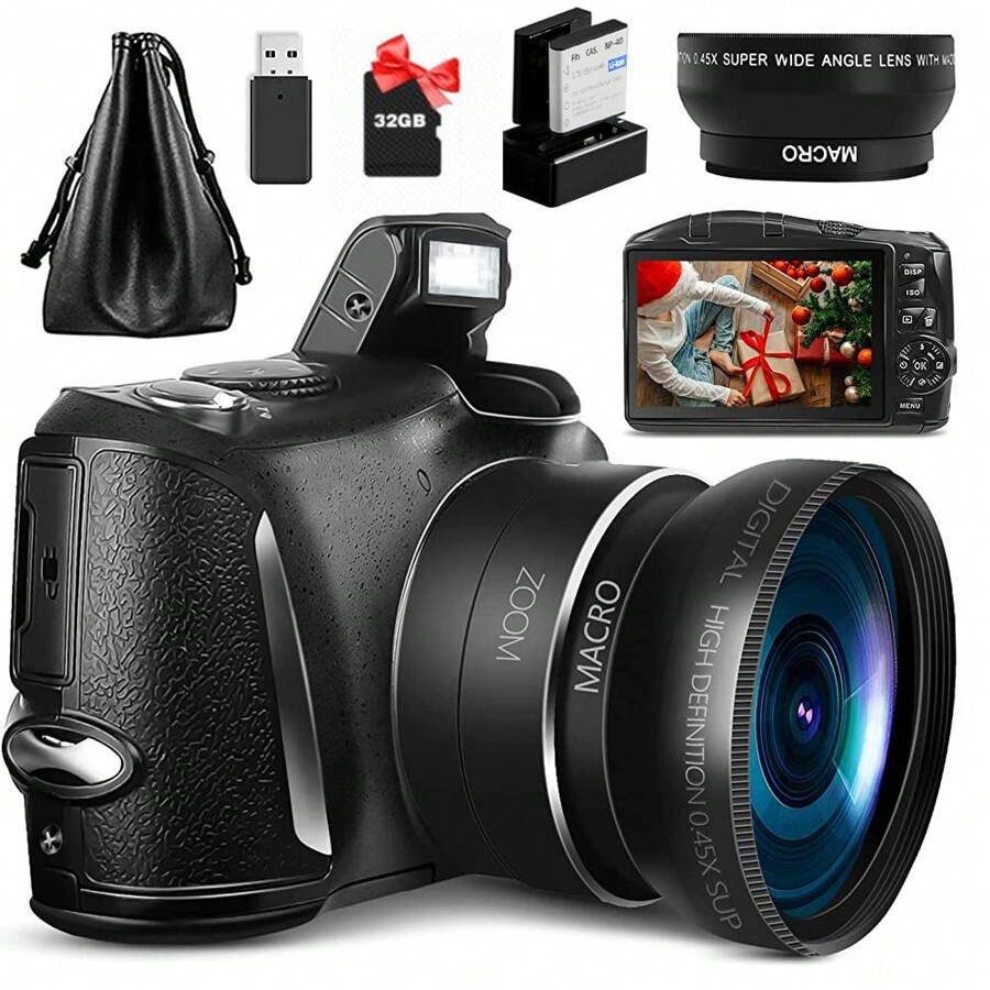 NBD Fotocamere digitali 4K per fotografia e video con autofocus Zoom ... NBD Fotocamere digitali 4K per fotografia e video con autofocus Zoom ...