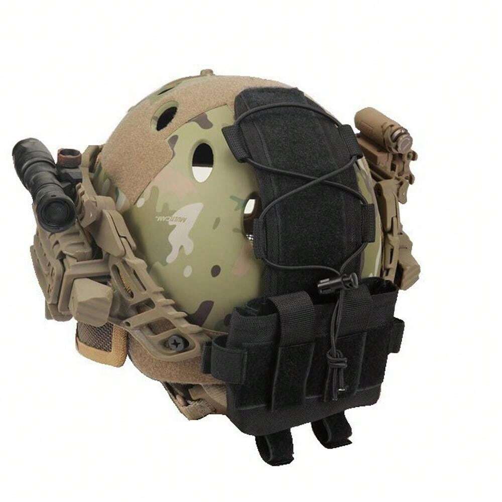 1pc 1000D Tactical Helmet Battery Pouch, Heavy-Duty Multifunctional ...