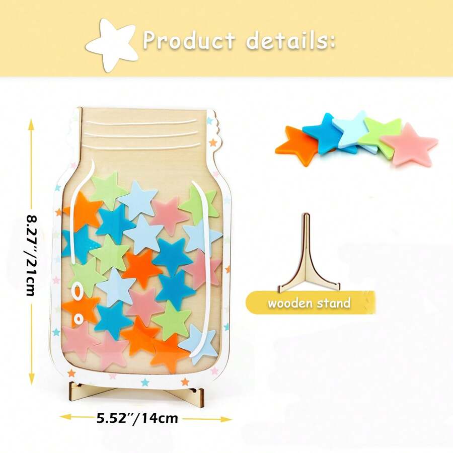 Personalized Stars Reward Jar For Kids,Behavior Management Classroom ...