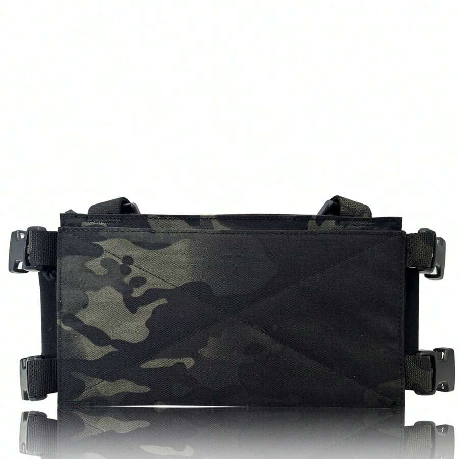 Tactical Airsoft Chest Rig, Adjustable 500D Nylon Molle Chest Rigs Mag ...