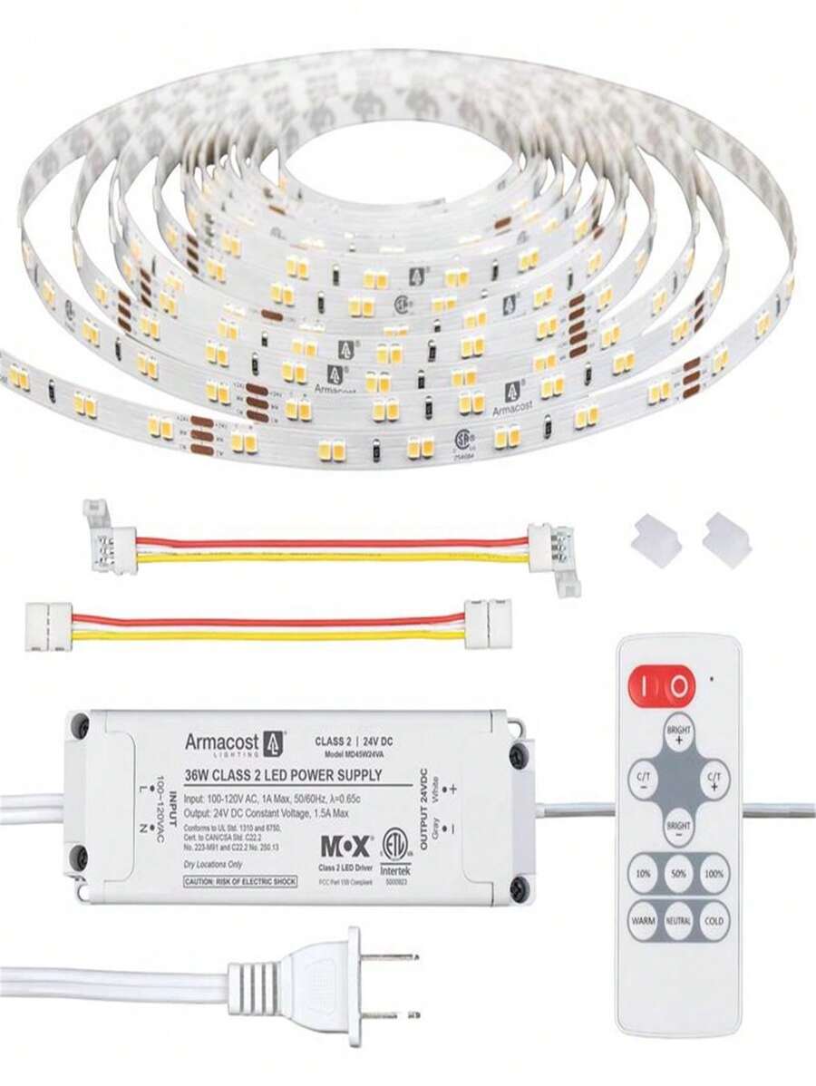Armacost Lighting 3006934 16 Ft. RibbonFlex Home Plug-In LED Strip Tape ...