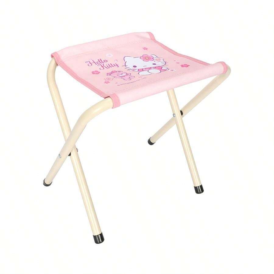 Hello Kitty Cherry Blossom Series Outdoor Foldable Chair Mini Stool ...