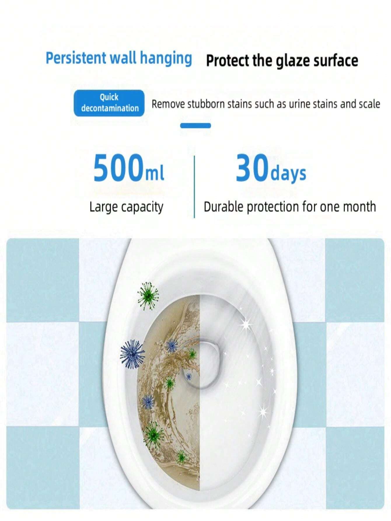 Acidic Toilet Cleaner - High Viscosity Acidic Formula, Non-Damaging To ...