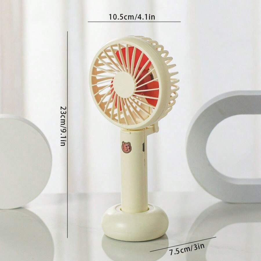 1pc 3-Speed Lithium Battery Foldable Electric Fan, Handheld USB Mini ...