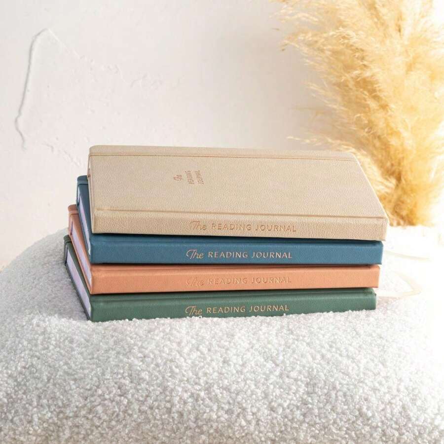 The Reading Journal - PU Colorful Cover Notebook, Diary With Straps And ...