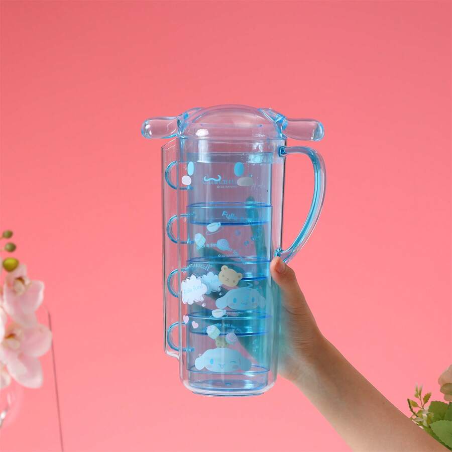 MINISO Sanrio Characters Cinnamoroll Party Stacking Cup Kettle Water ...