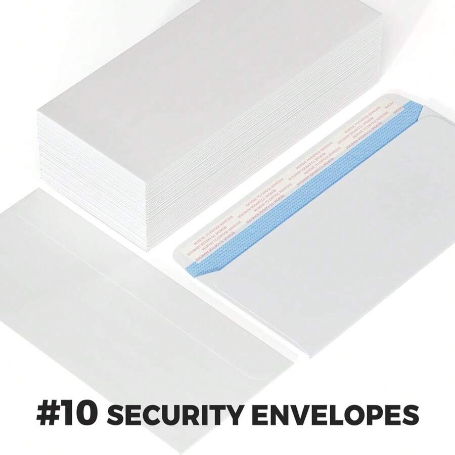#10 Envelopes Self Seal Security Tinted Envelopes For Privacy ...