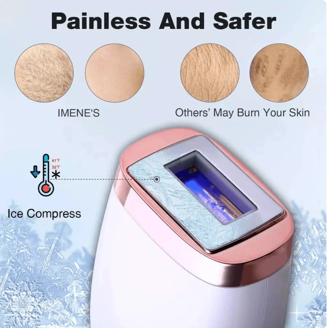 Melsya MLAY T4 Laser Hair Removal Device Laser Hair Removal ICE Cold ...
