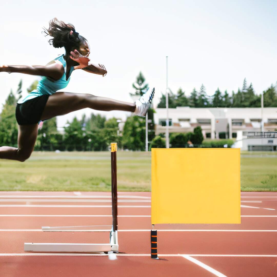 Referee Flags For Athletic Running Races And Traffic Control Signals ...