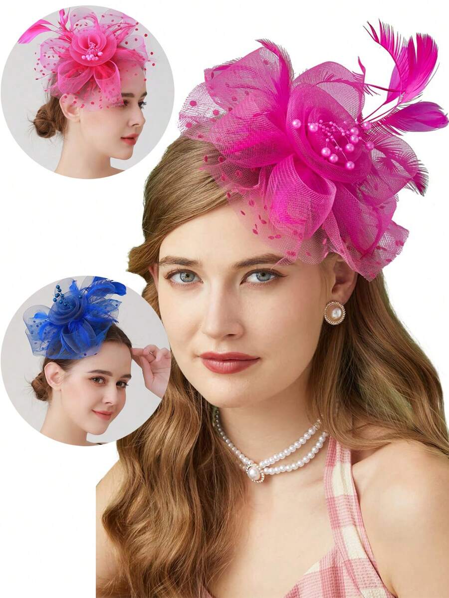 1pc Fascinators For Women Tea Party , Garden Tea Party Hats Bulk ...