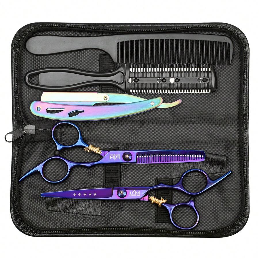 6.5 Inch Hair Clipper Set, 8-Piece Set With Shaver, Titanium Alloy ...