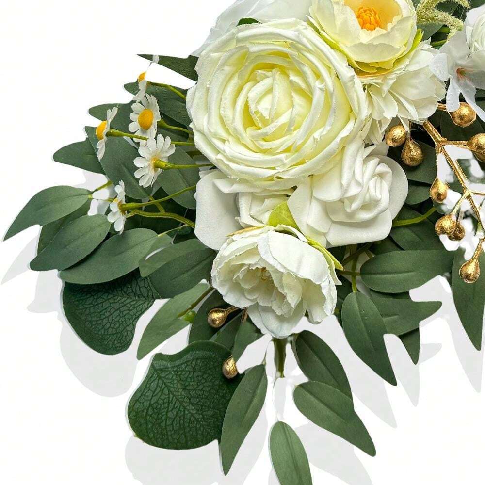 Wedding Arch Flowers Swag Set Of 2, Artificial Flower Swags For Wedding ...