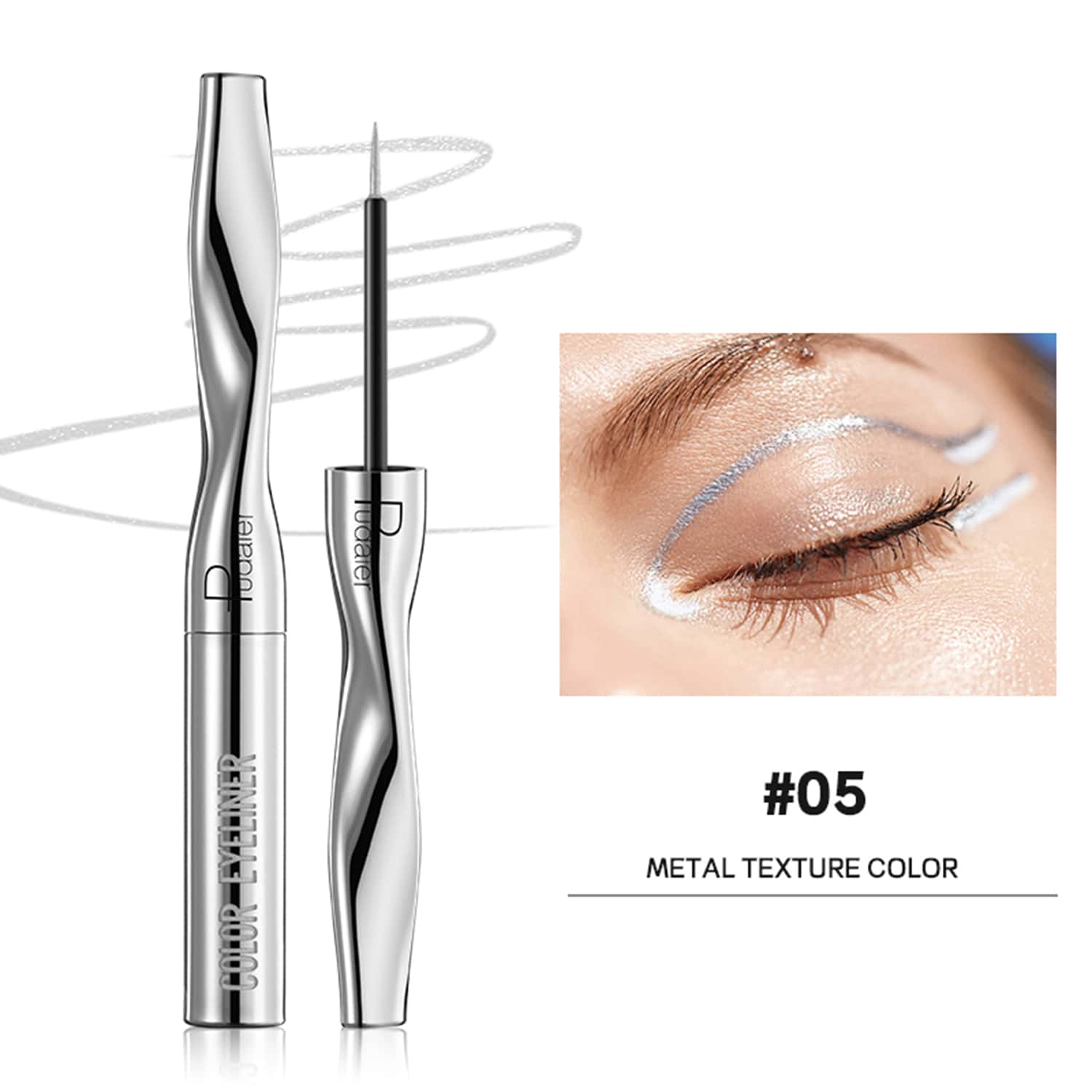Liquid Eyeliner, Easy To Color Glitter And Matte Precision Fine Tip Eye ...