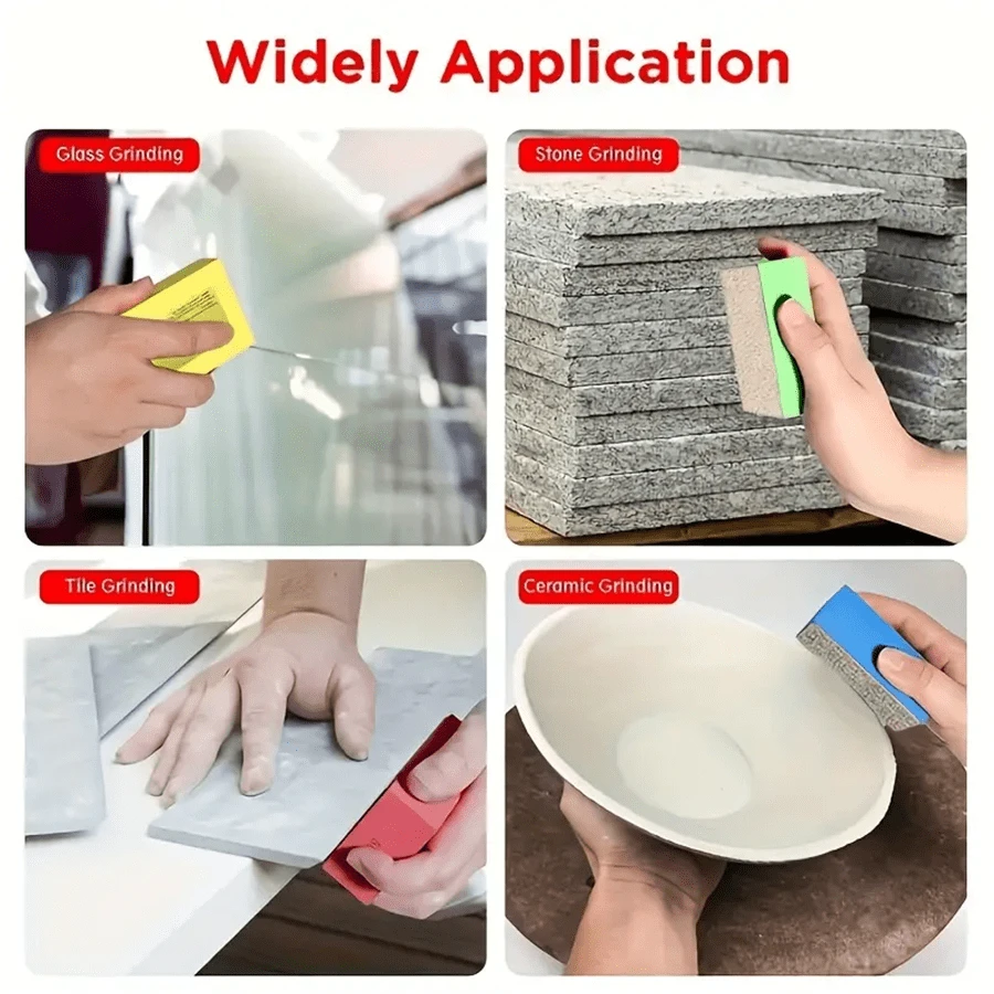 Bloc de polissage de verre portatif pour le meulage, le polissage, les ...