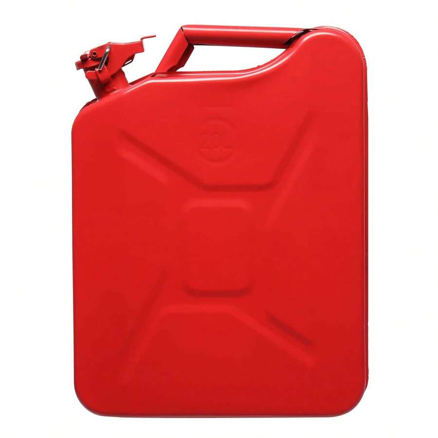 Portable 20L 5 Gallon Metal Gas-Fuel Cold-Rolled Plate Tank Bucket With ...