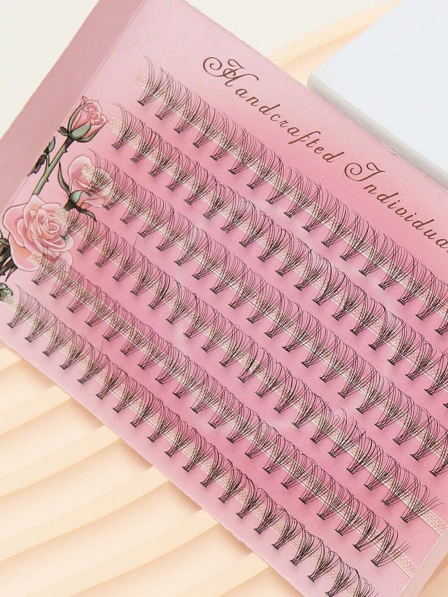 AYRMILLA 12mm 6 Rows 120 Clusters Large Capacity 30DFalse Eyelash Fairy Essential Single Cluster ...